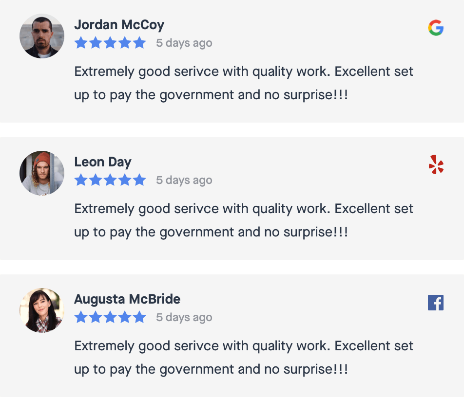 #1 Google & Facebook Reviews Widget For Your Website